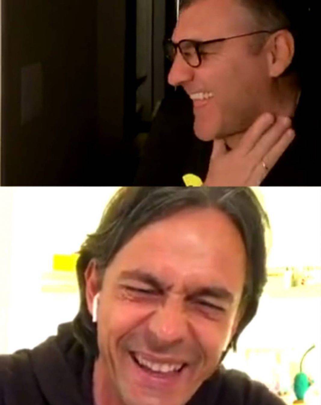 Vieri-Inzaghi, show sui social: "Bobo tirò una bottiglia al Trap per ...